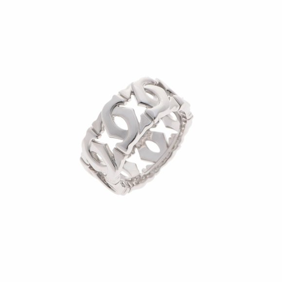 Cartier | Jewelry | Cartier Entrelace Ring 47 No 7 Womens K8 White Gold ...
